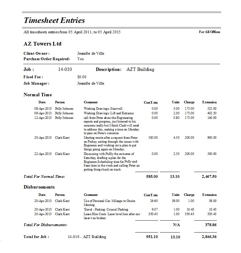 QUICK TIP Get the most out of Timesheets with Timesheet Entry Reports