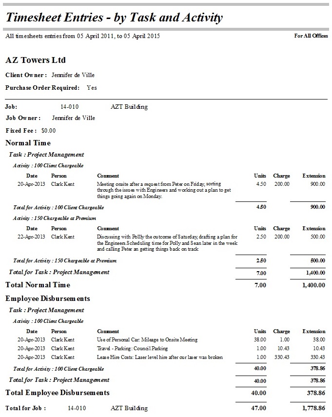 QUICK TIP Get the most out of Timesheets with Timesheet Entry Reports